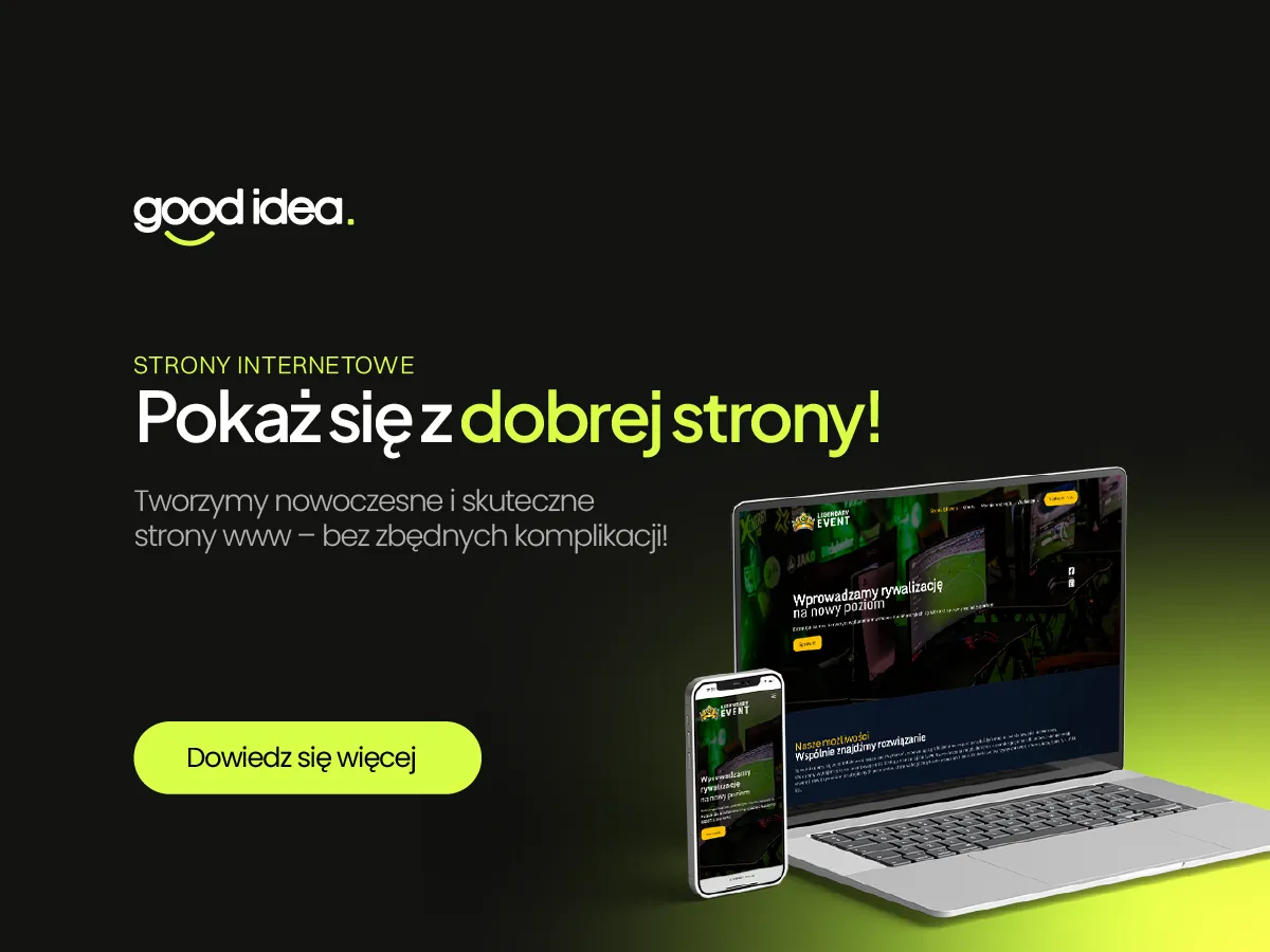 Strony internetowe Ełk - Good idea - Projektowanie stron WWW
